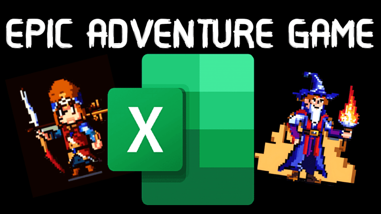 I made an EPIC Adventure GAME in EXCEL – The StoryTeller