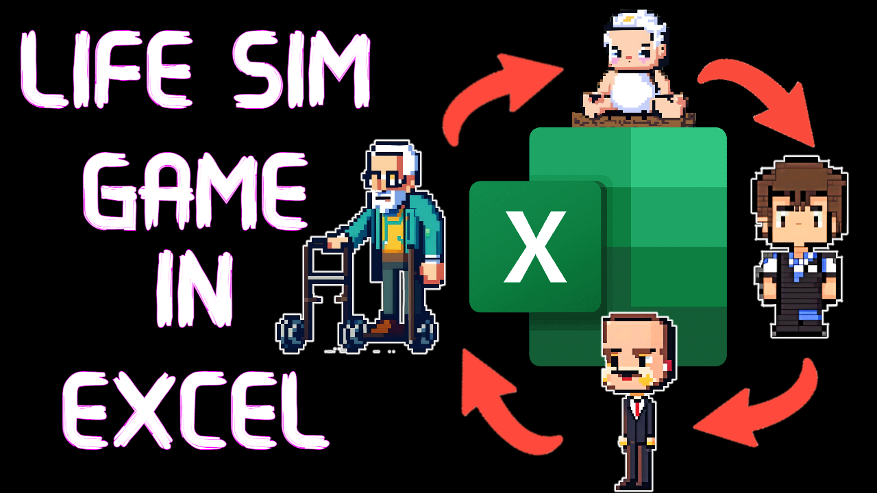 I Made a Life Sim Game in Excel! – The StoryTeller